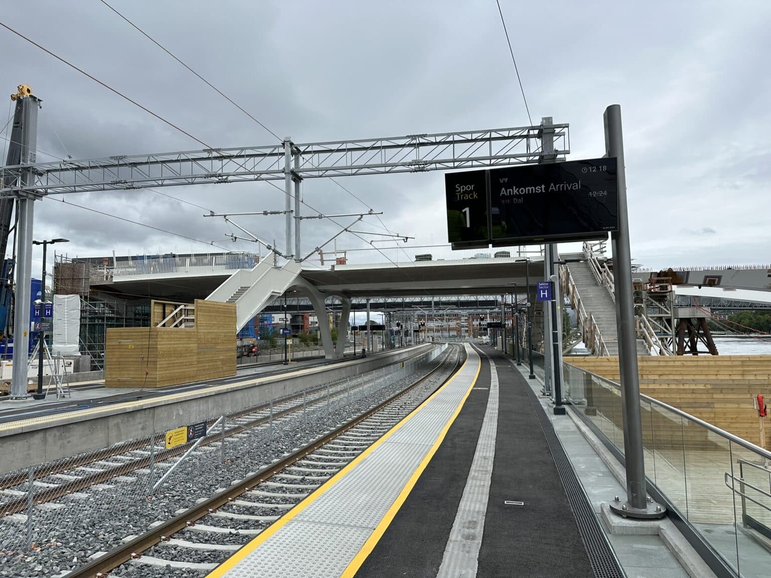 Første etappe fullført i Drammen - Jernbanedirektoratet